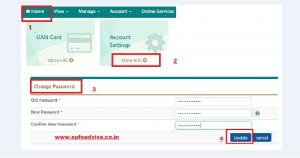 Forgot UAN Password - How to change UAN Password | PF Password